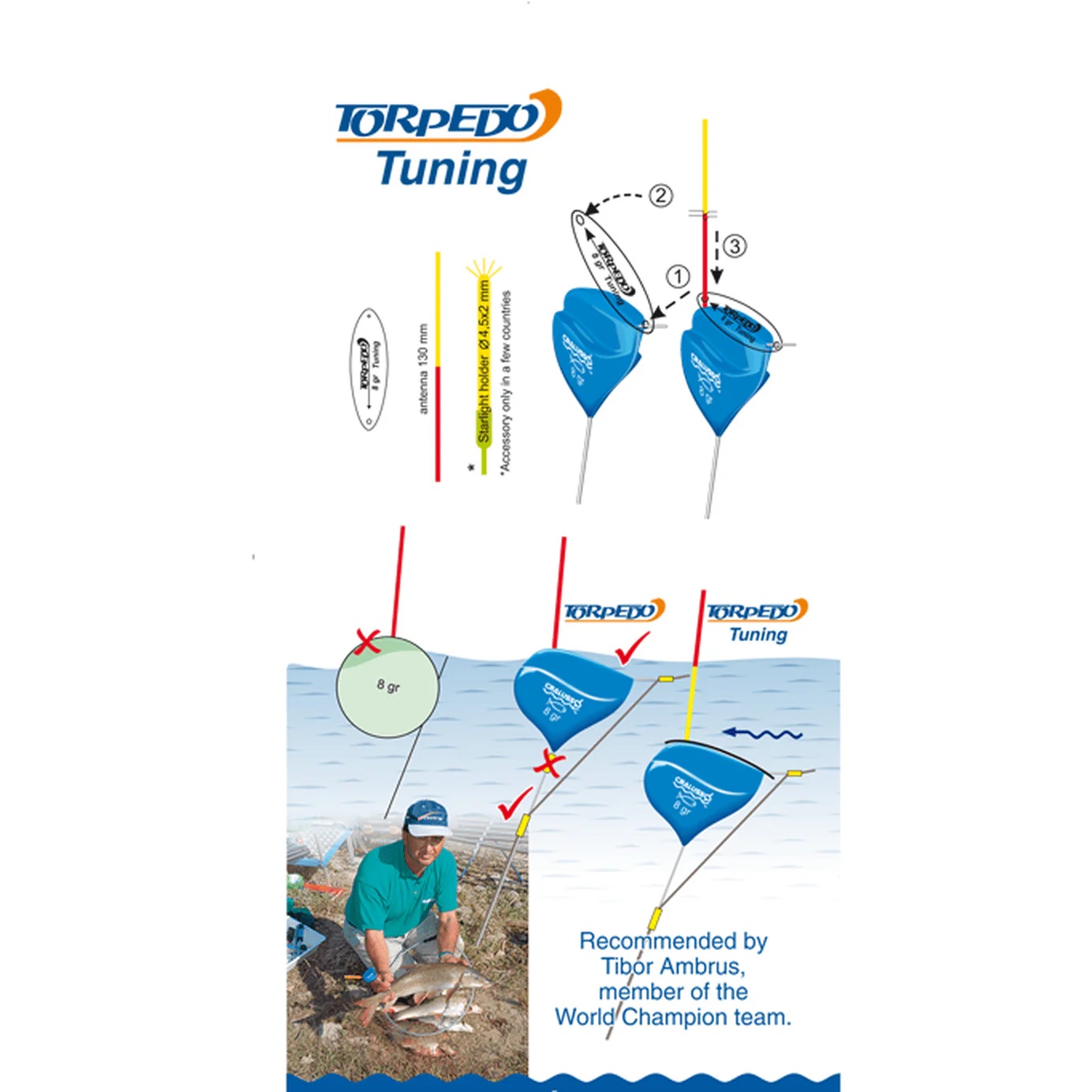 Cralusso Torpedo Floats and Torpedo Tuning - Matchman Supplies